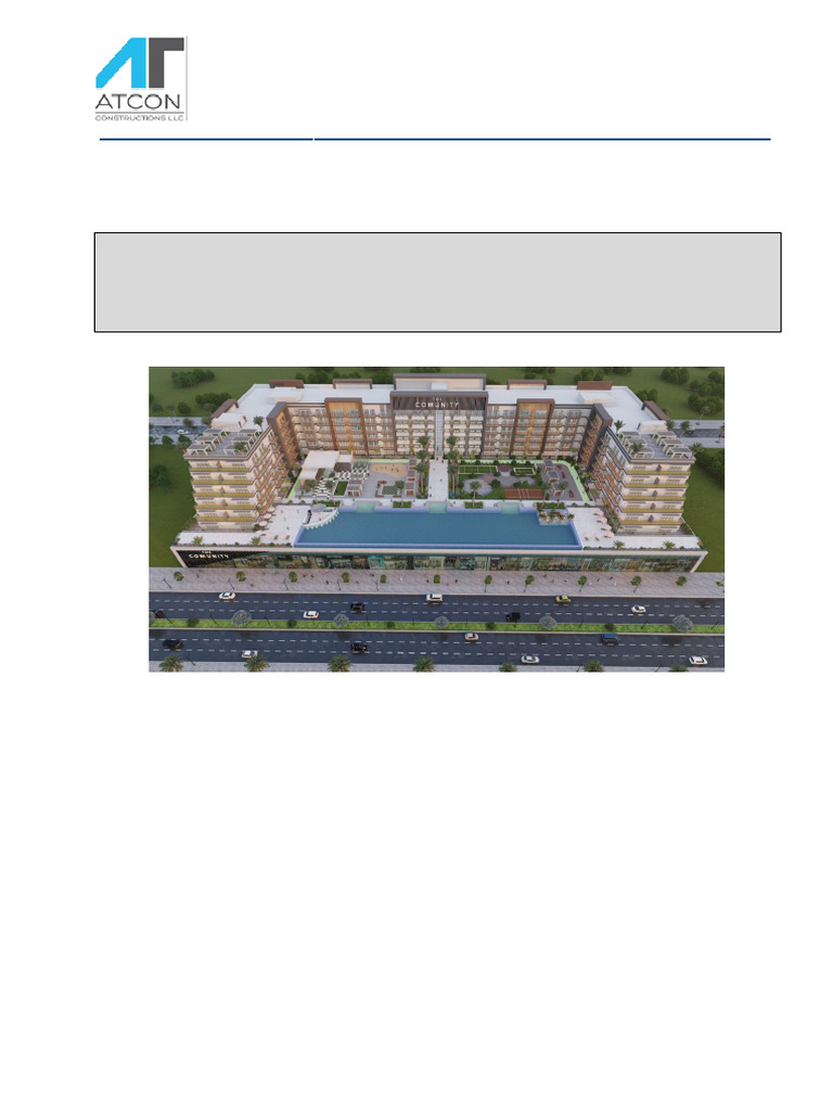 2c. Method Statement-Main Road closure for Swimming pool areas concrete ...