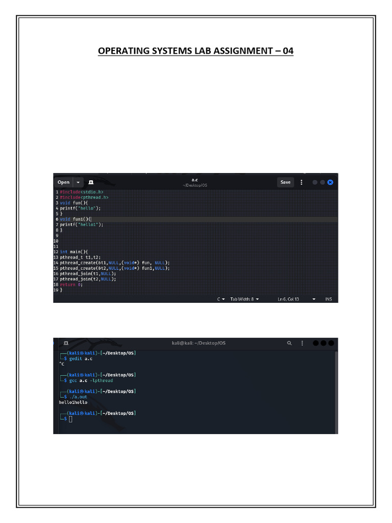 21bce5380 Pranjal-gautam Os Lab4 | PDF