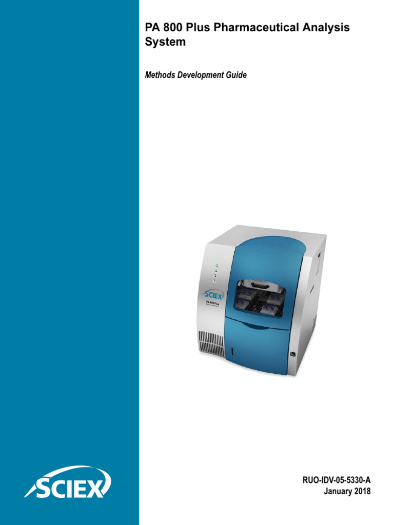Pa 800 Plus Methods Development Guide | PDF | Capillary Electrophoresis