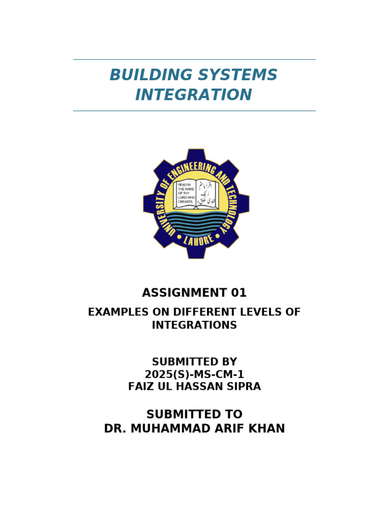 FAIZ UL HASSAN SIPRA'S BSI ASSIGNMENT 01 | PDF | Duct (Flow) | Wall