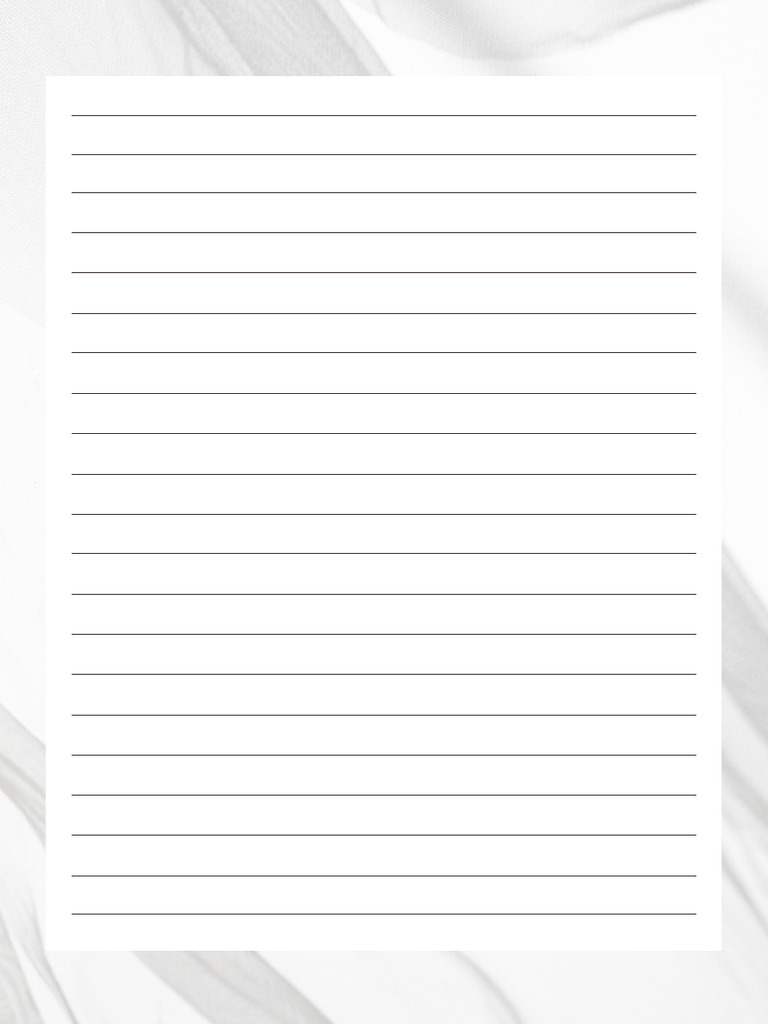 White Marble Clean Lines Page Border | PDF