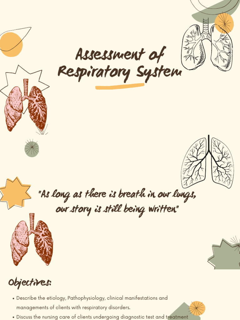 Respiratory System Assessment Guide | PDF | Lung | Breathing
