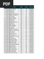 Danh Sach Hoc Sinh | PDF