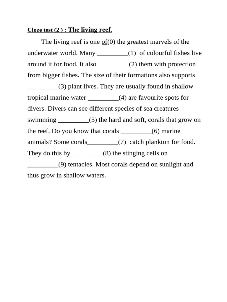 The Living Reef | PDF | Dieting | Coral Reef