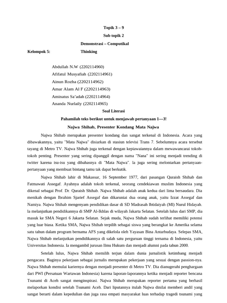 T3-9 Demonstrasi Kontekstual | PDF