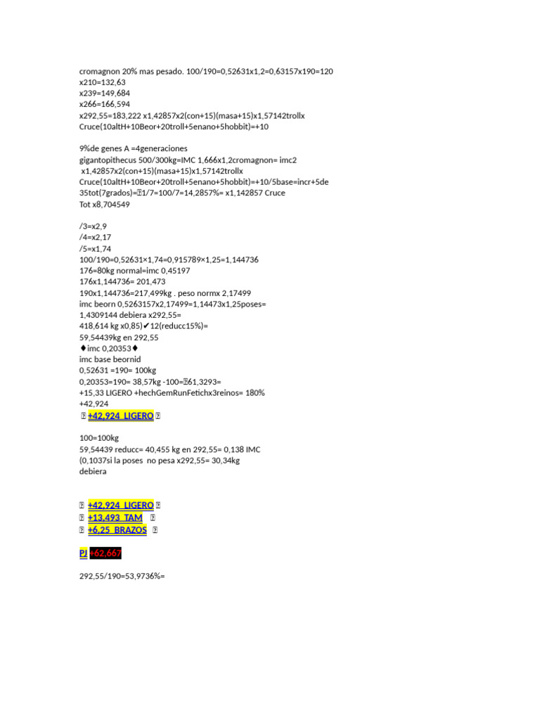 cromagnon imcs deterioro del genoma | PDF