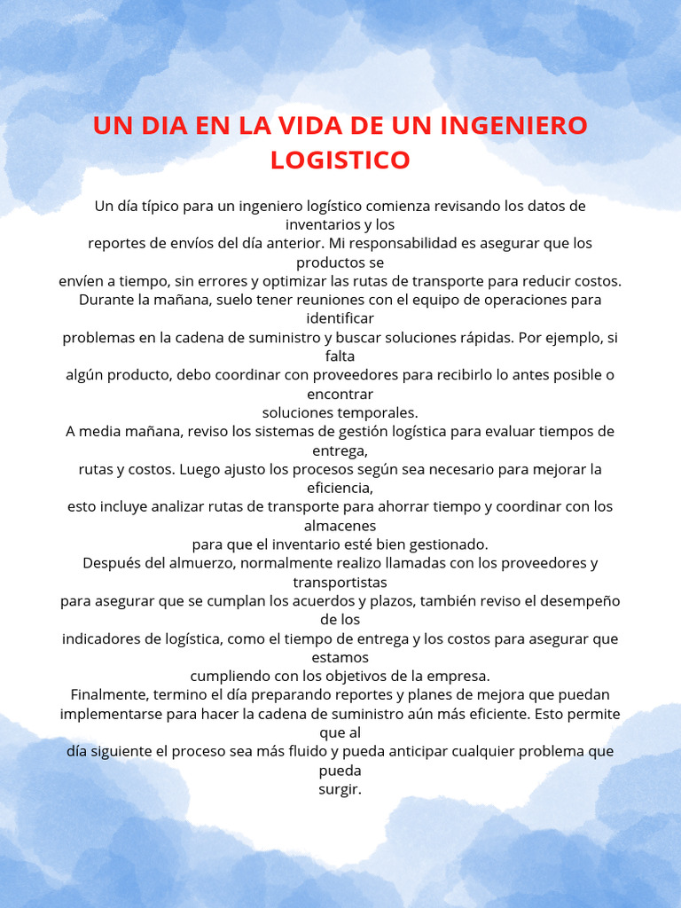 Documento A4 Bloc Notas Nubes Azules Acuarela Escritura Documento hoja ...
