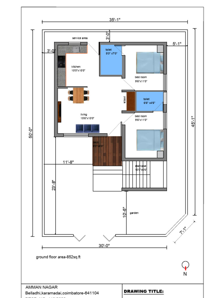 North Facing - Plot No 50 | PDF