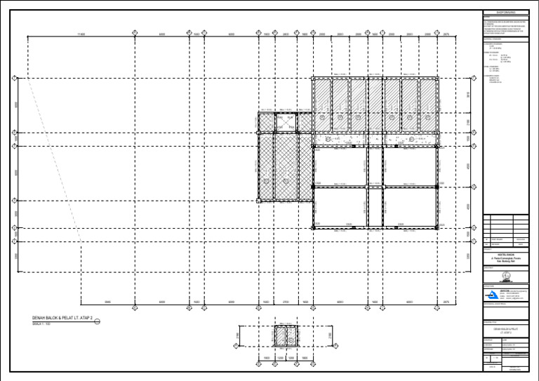DENAH 15 | PDF | Reinforced Concrete | Civil Engineering