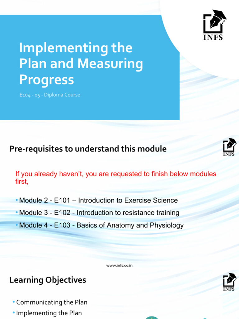 E104_05_Implementing_the_Plan_and_Measuring_Progress_V2 | PDF