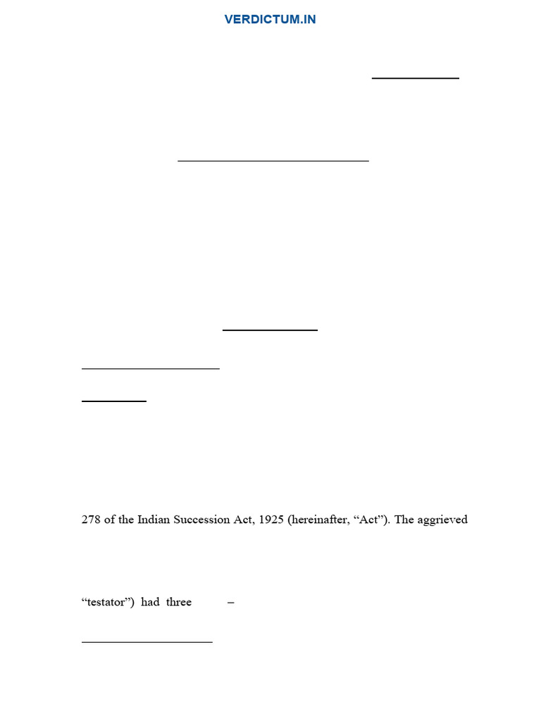 Samanta v. Bala: Letters of Administration | PDF | Judgment (Law) | Witness