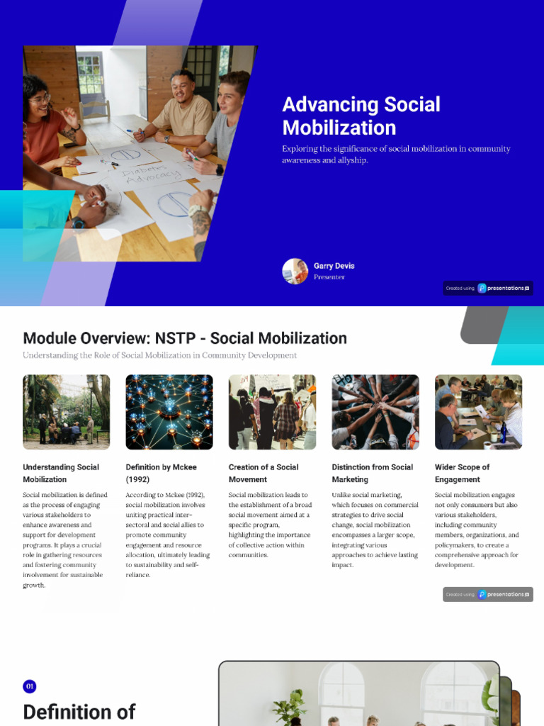 WEEK 3 NSTP 2 Understanding Social Mobilization | PDF