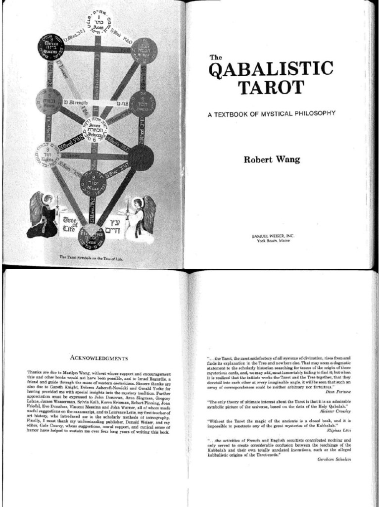 The Qabalistic Tarot Book | PDF