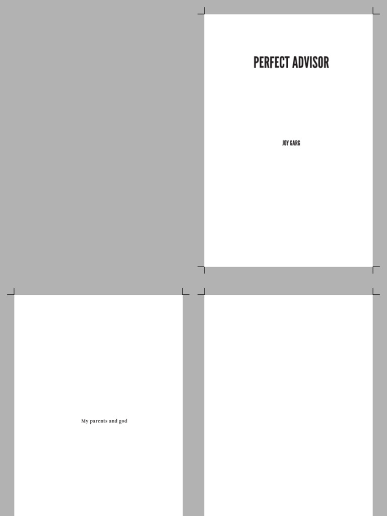 Perfect Advisor | PDF