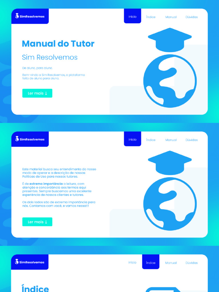 Manual Do Tutor - Sim Resolvemos PDF | PDF