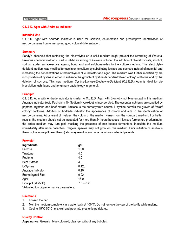Cled Agar With Andrade Indicator Technicaldetails 84820230621.094800 ...