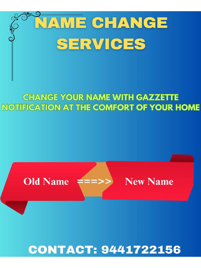 Name Change Process | PDF
