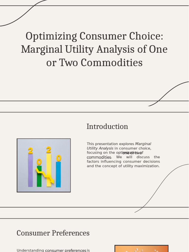 Marginal Utility in Consumer Choice | PDF