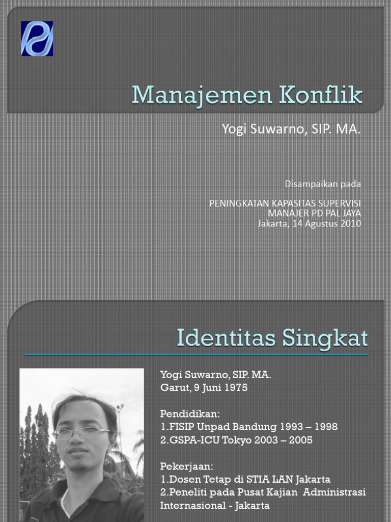 Manajemen Konflik | PDF