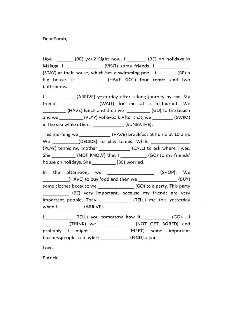 Reading Mix Tenses Worksheet - 613240 | PDF