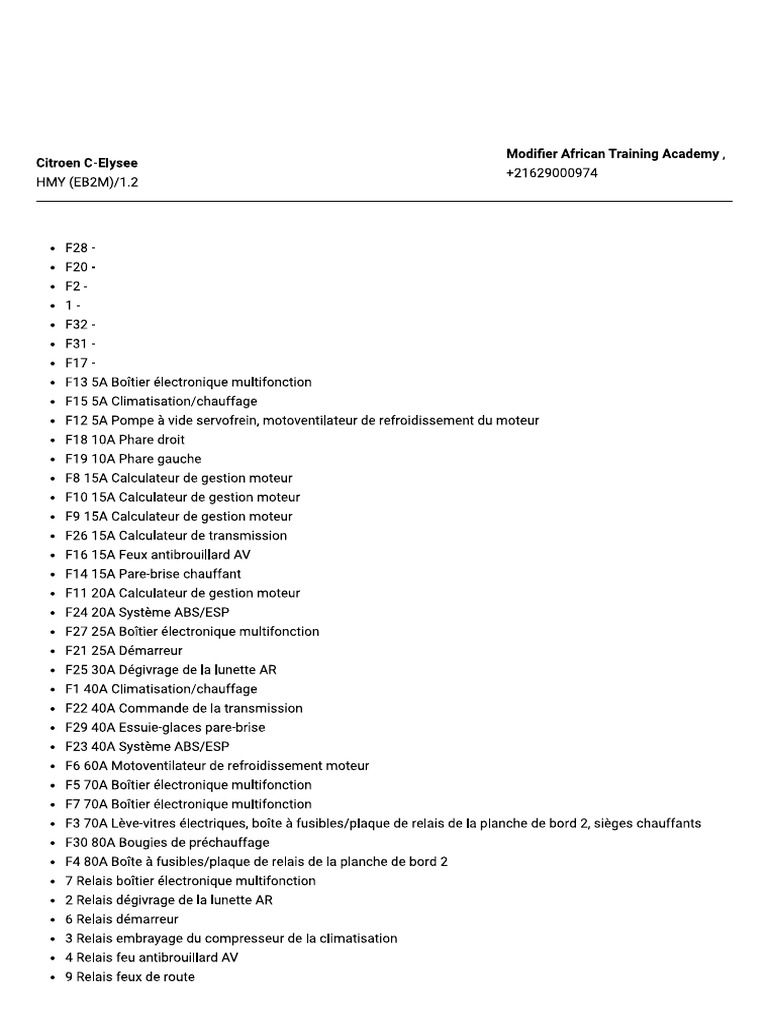 Electrical Component Locations - Autodata | PDF