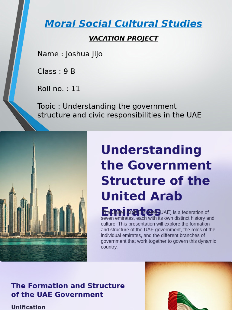 UAE Government Structure and Civic Duties | PDF | United Arab Emirates ...