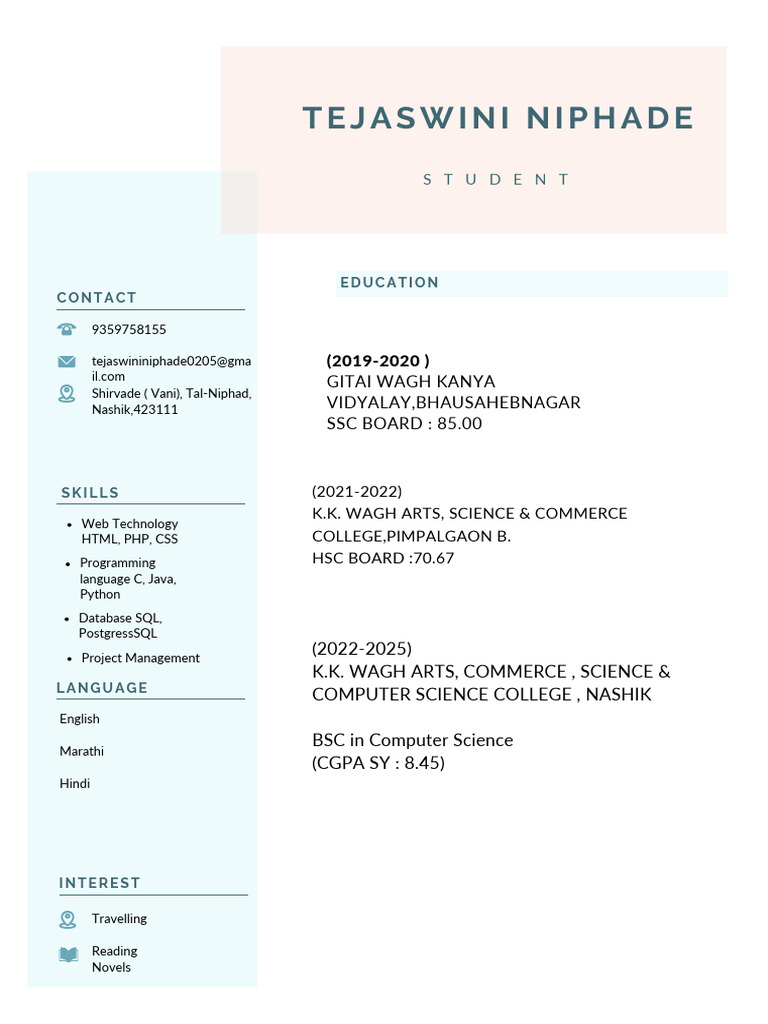 Tejaswini Niphade | PDF