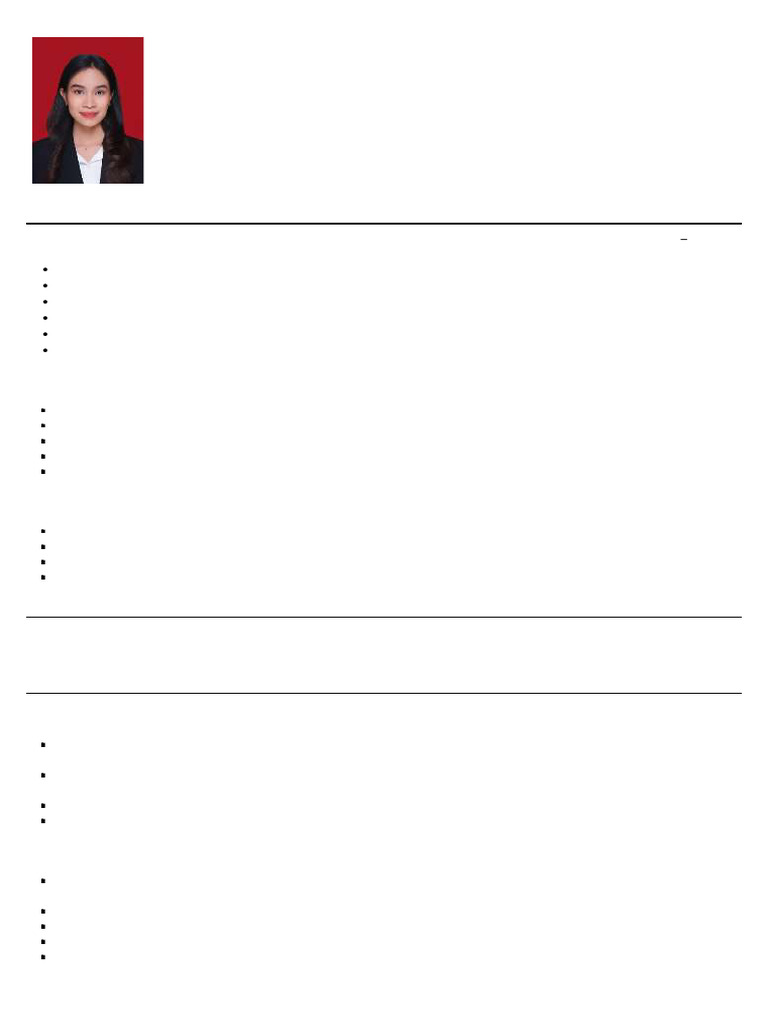 Profil Profesional Marchely Bangun | PDF