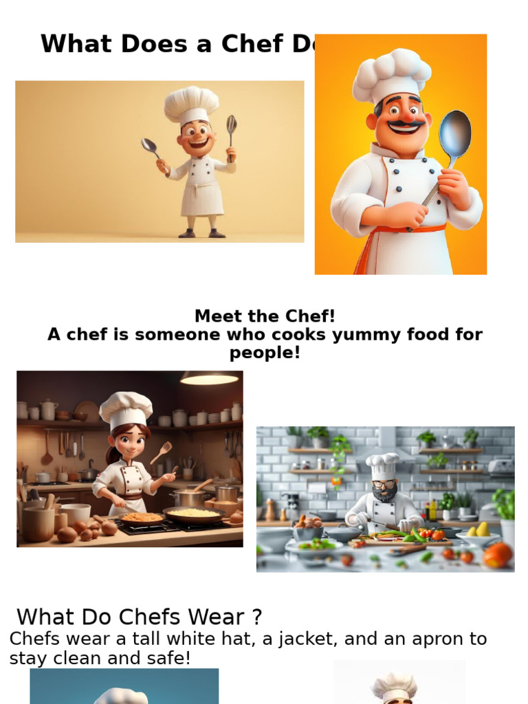 What Does A Chef Do Simplepresentation | PDF