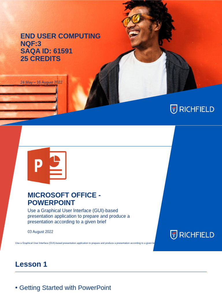 Microsoft PowerPoint Basics Presentation | PDF | Software | Human–Computer Interaction
