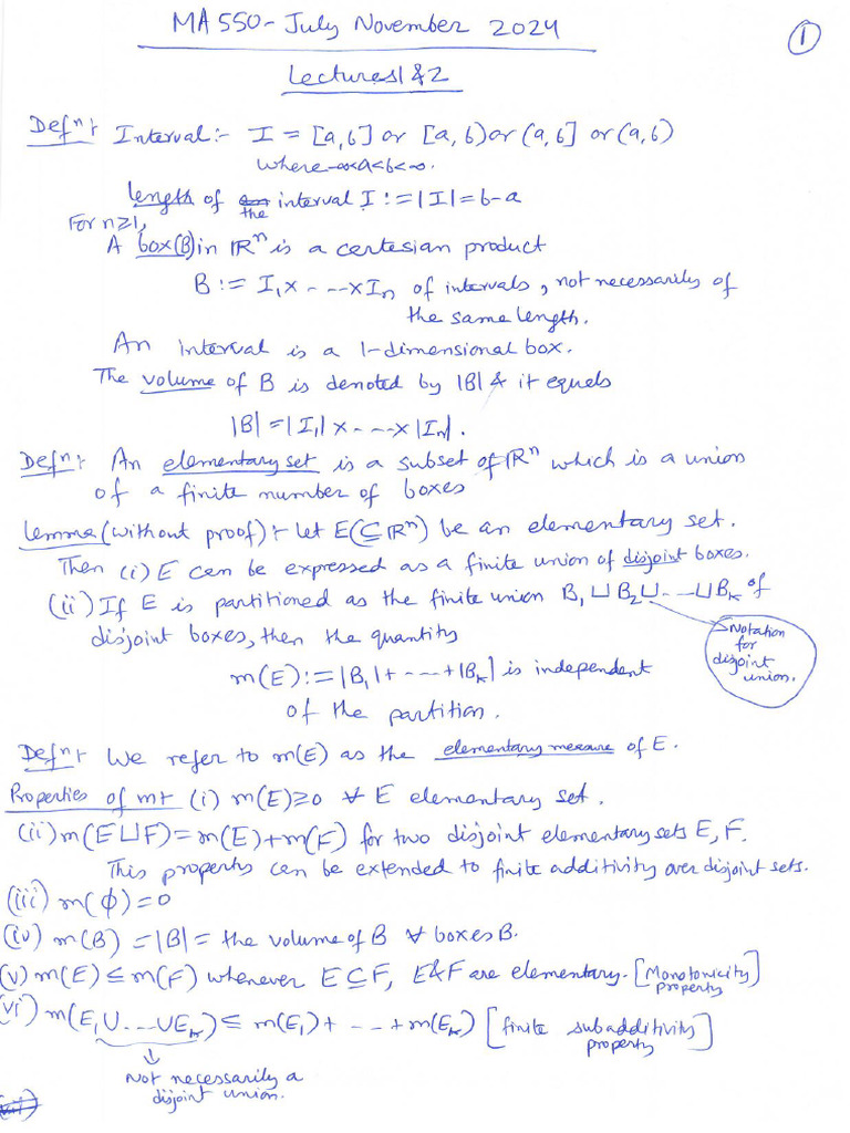 Measure Theory | PDF