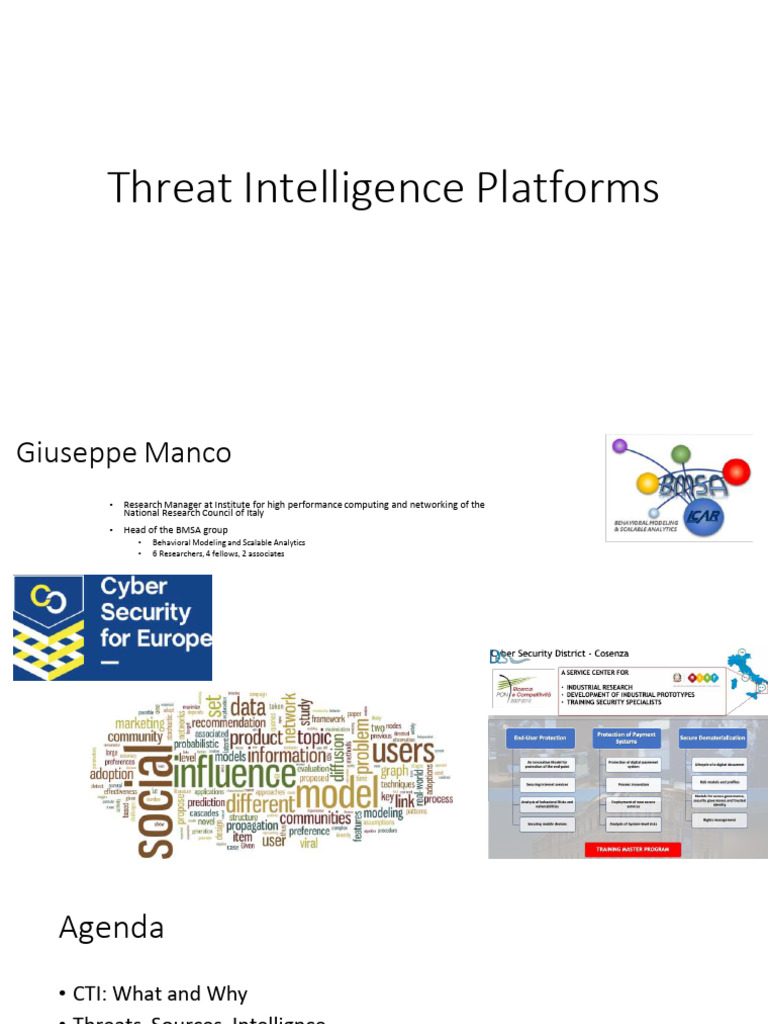 Cyber Security Threat Intelligence Platforms | PDF | Malware | Computer Network