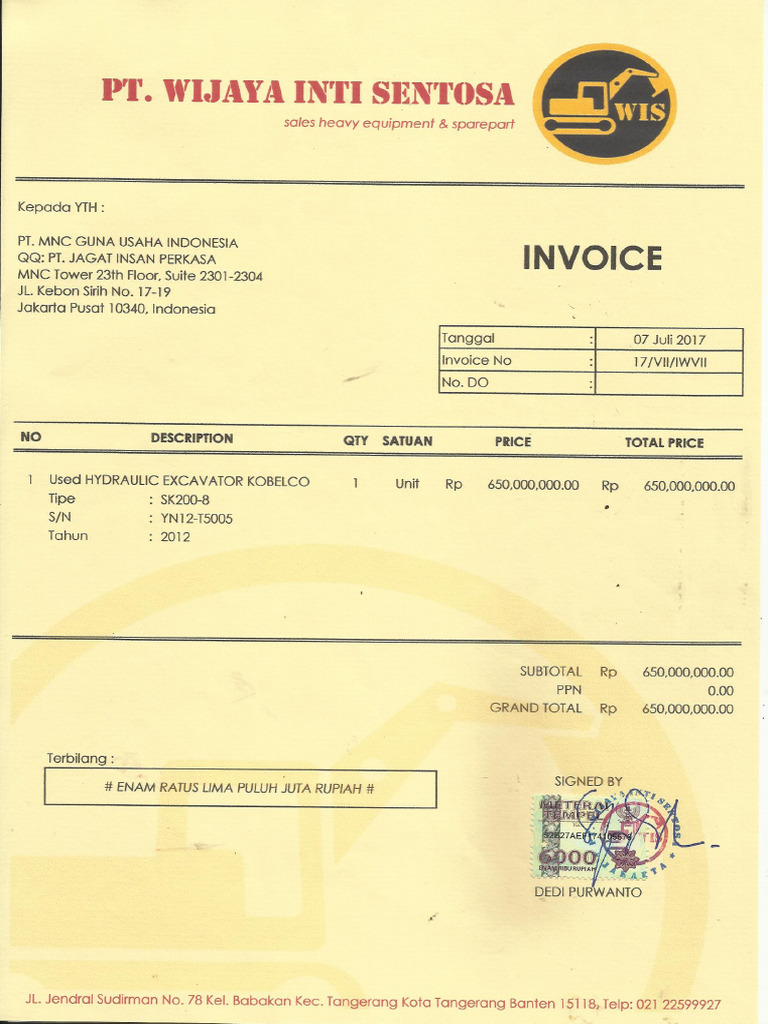 Lampiran SURDUK Exca 2 Unit | PDF