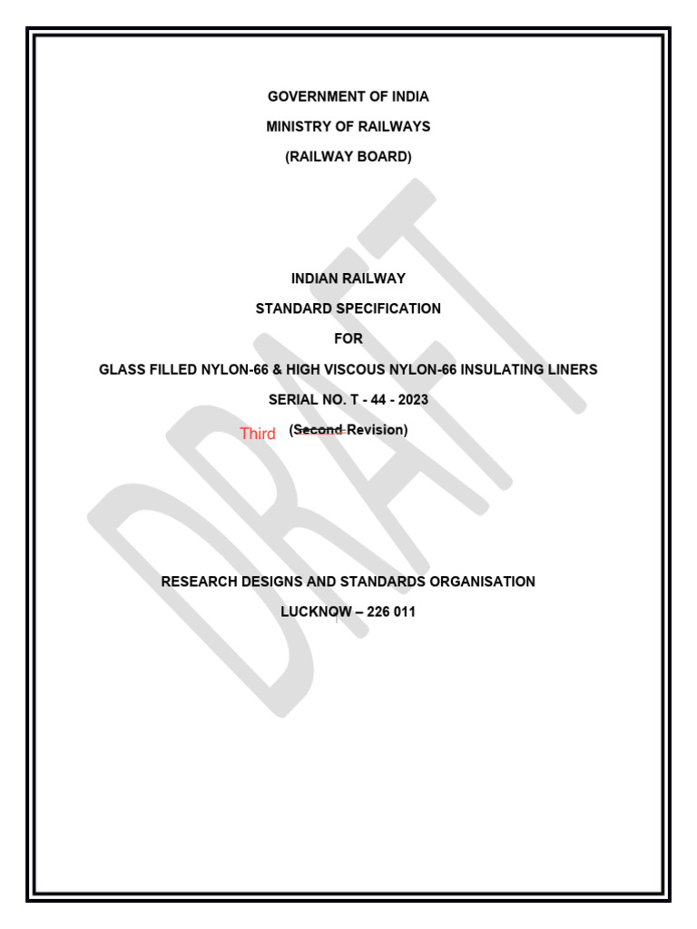 HVN Liner Specification for Railways | PDF | Specification (Technical ...