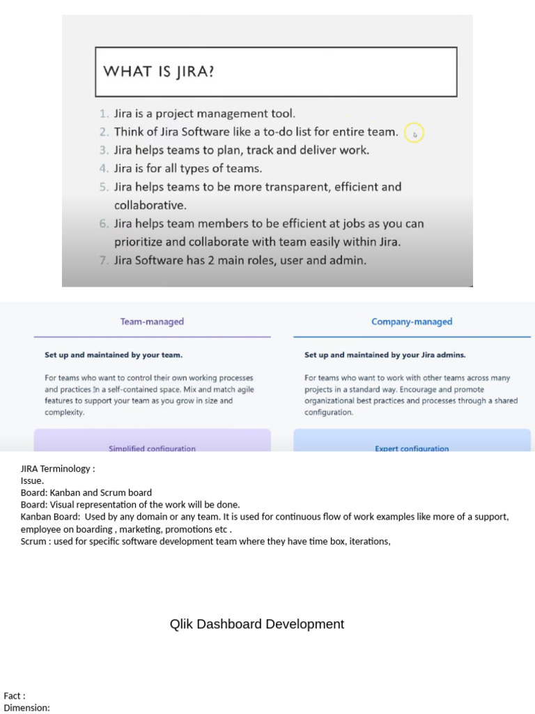JIRA and Dashboard Overview | PDF