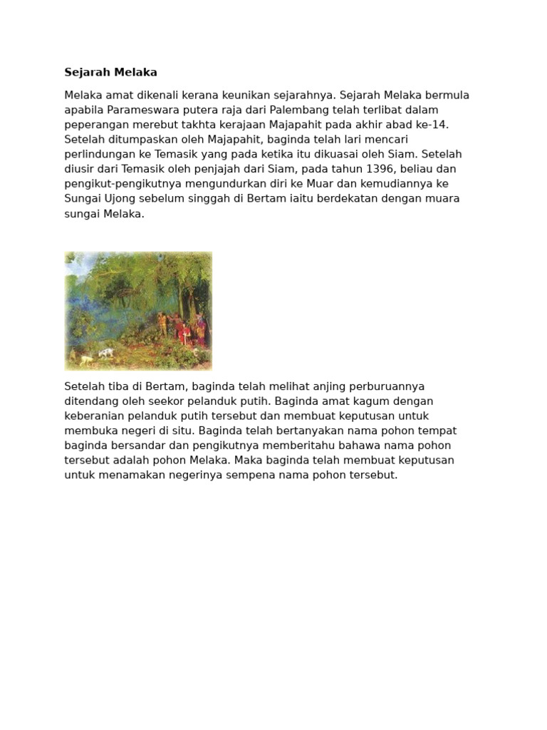 Sejarah Melaka | PDF
