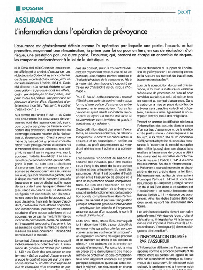 Affiches Moniteur 2012 Information en Prévoyance | PDF