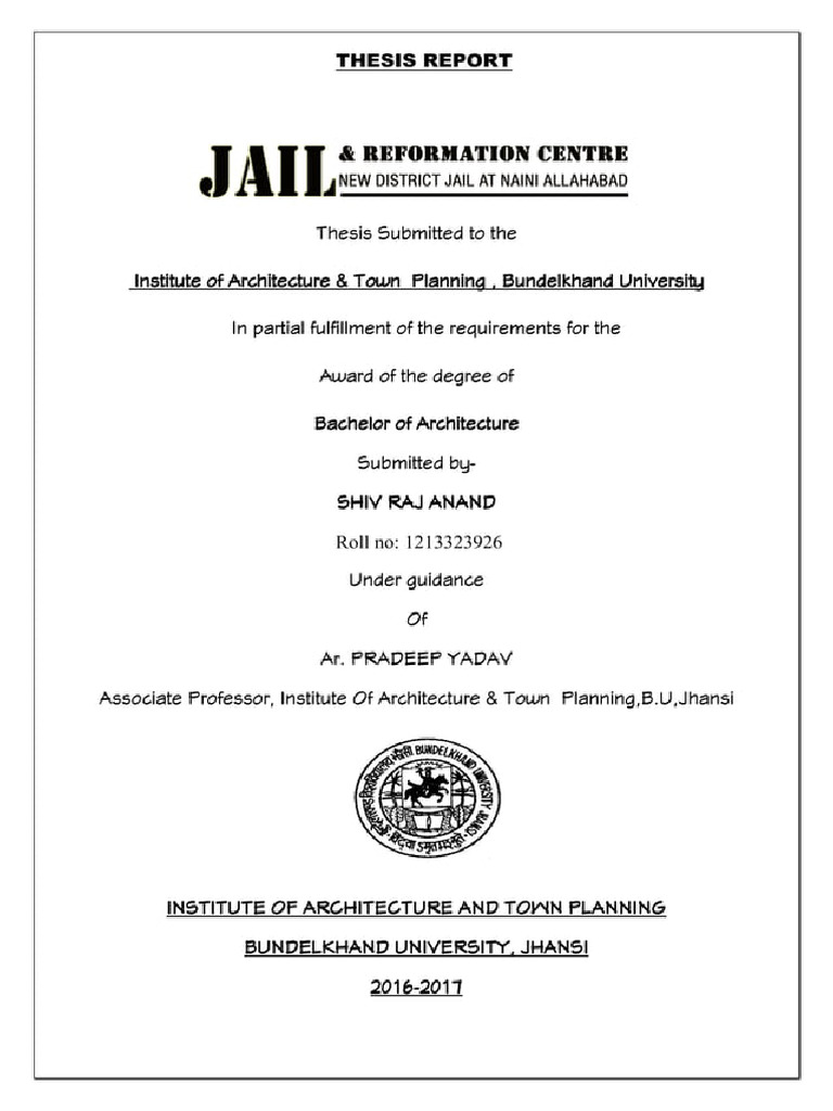 Jail Thesis Case Study | PDF