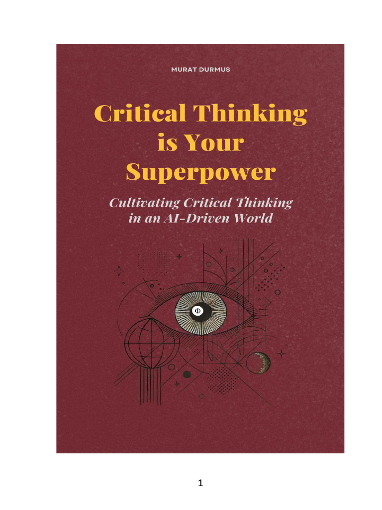 Cultivating Critical Thinking in AI | PDF | Critical Thinking | Thought