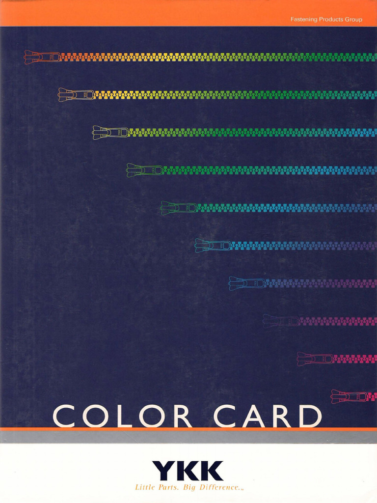 Ykk Global Color Card | PDF