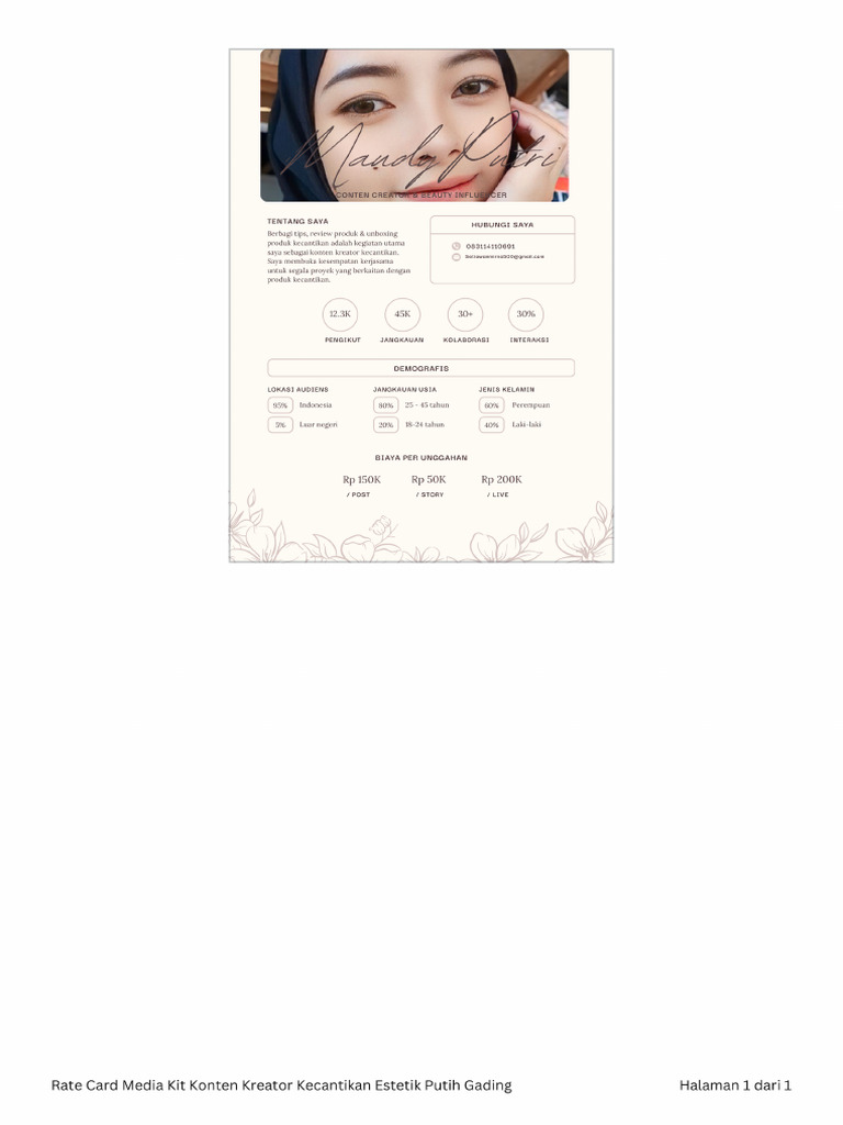 Rate card | PDF