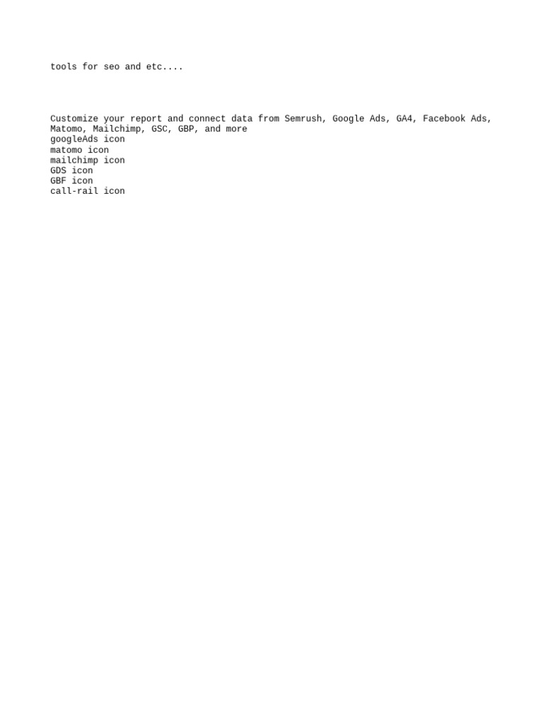 Tools For SEO | PDF