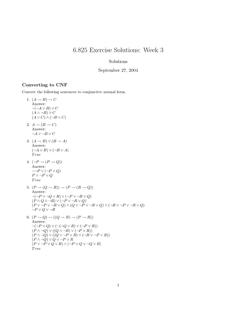 Ai Numerical On FOL | PDF | Interpretation (Logic) | Logical Consequence