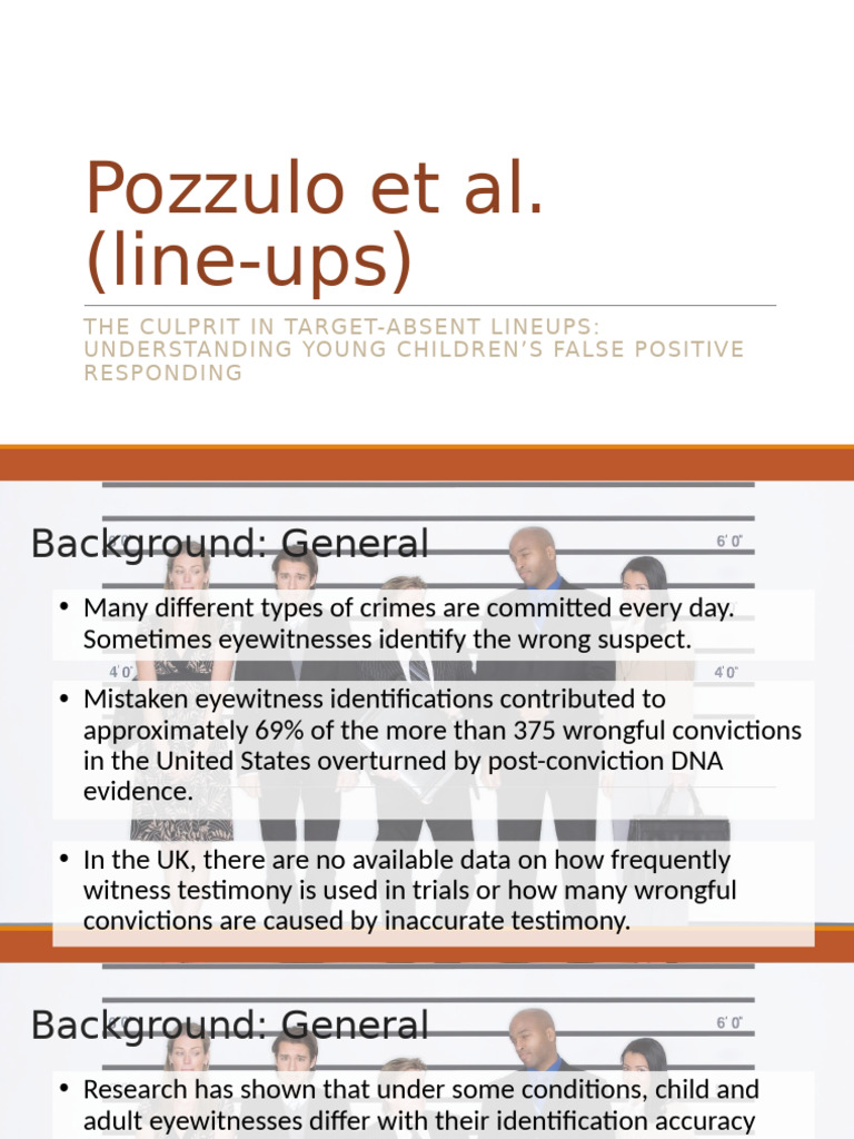 Pozzulo-et-al | PDF | Cognitive Psychology | Mental Processes