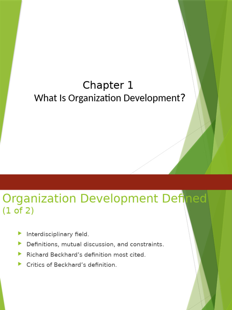 Understanding Organization Development | PDF | Organization Development | Business Economics