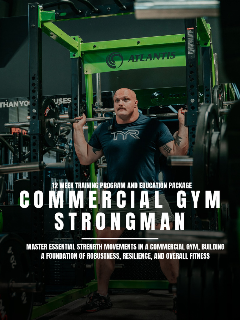 Commercial Gym Strongman Training Guide | PDF | Shoulder | Strength ...