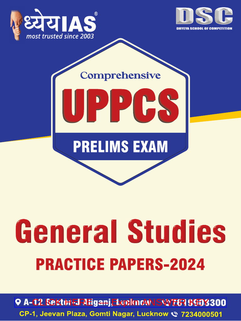 Uppcs Pre (2025) - Practice Papers | PDF