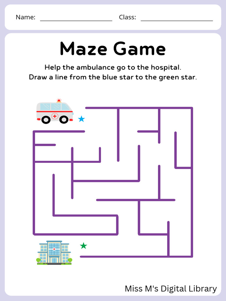 Interactive Maze Game Activities | PDF
