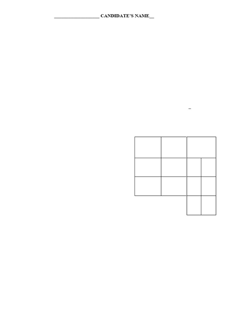 2019 Providence Cluster Eng II Mock | PDF