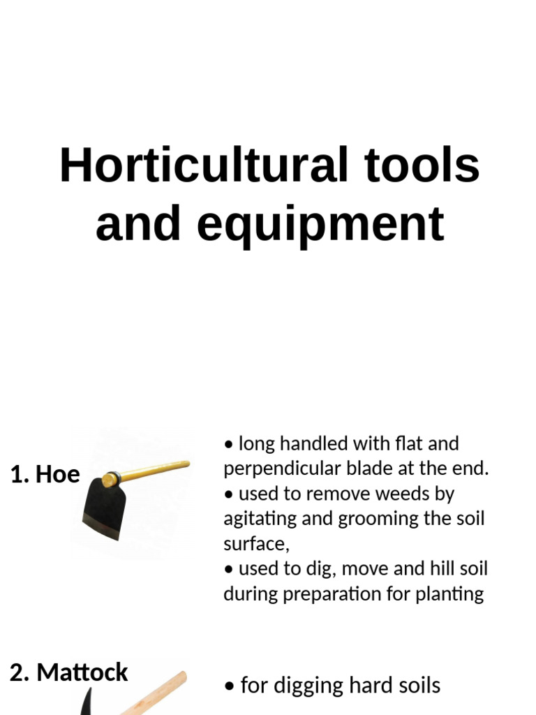 Horticultural T WPS Office | PDF | Pruning | Scissors